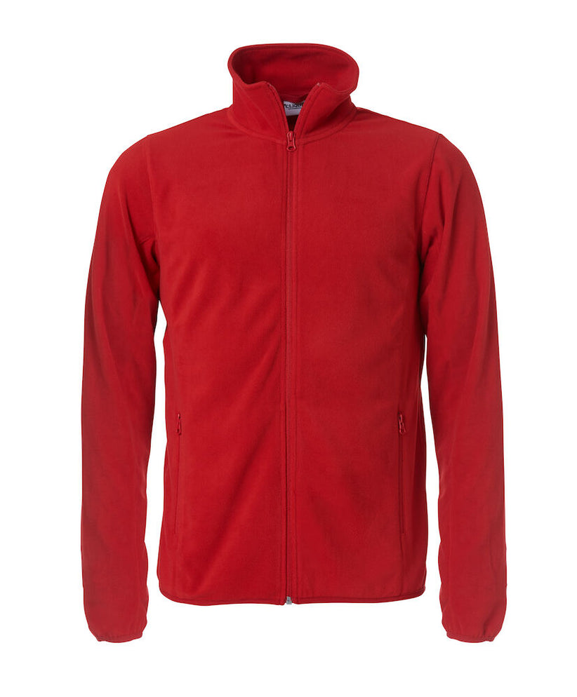 Clique Basic Micro Fleece Jacka Herr Röd — ScandiGolf